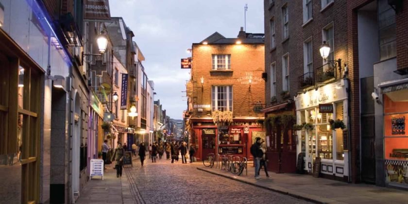 Out in Dublin's Temple Bar - Discover Dublin